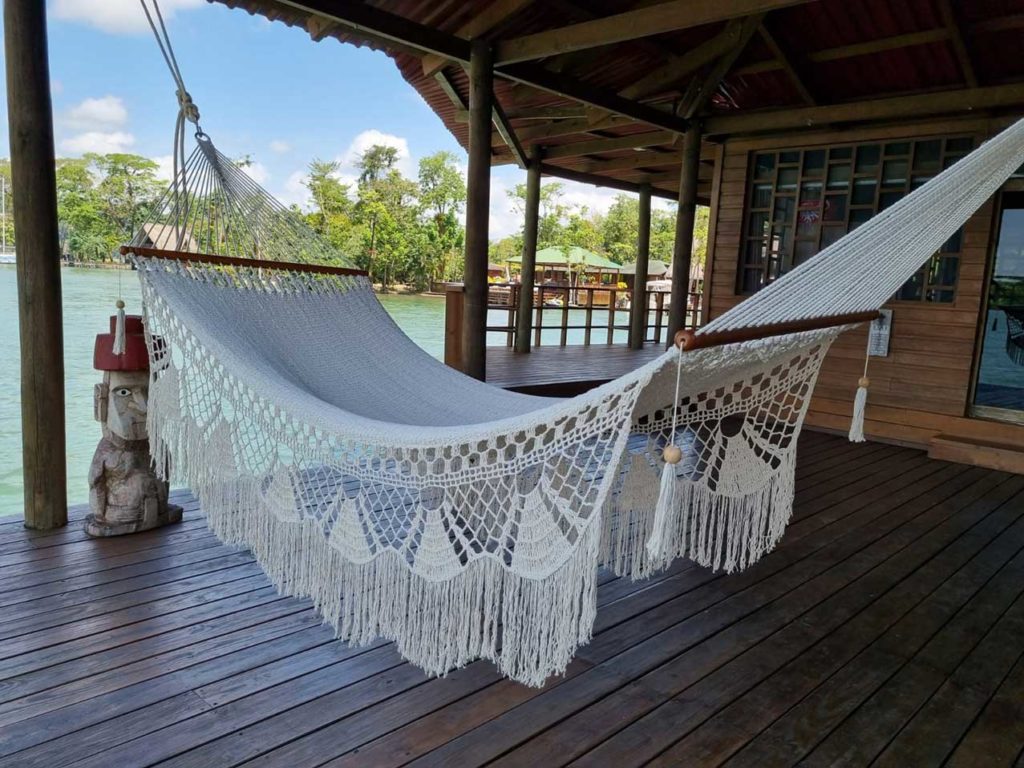 Hamaca familiar grande vuelo tradicional mechado - Hamacas Paradise